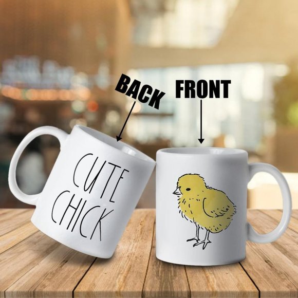 Rae Dunn | Kitchen | Rae Dunn Cute Chick Double Sided Mug | Poshmark